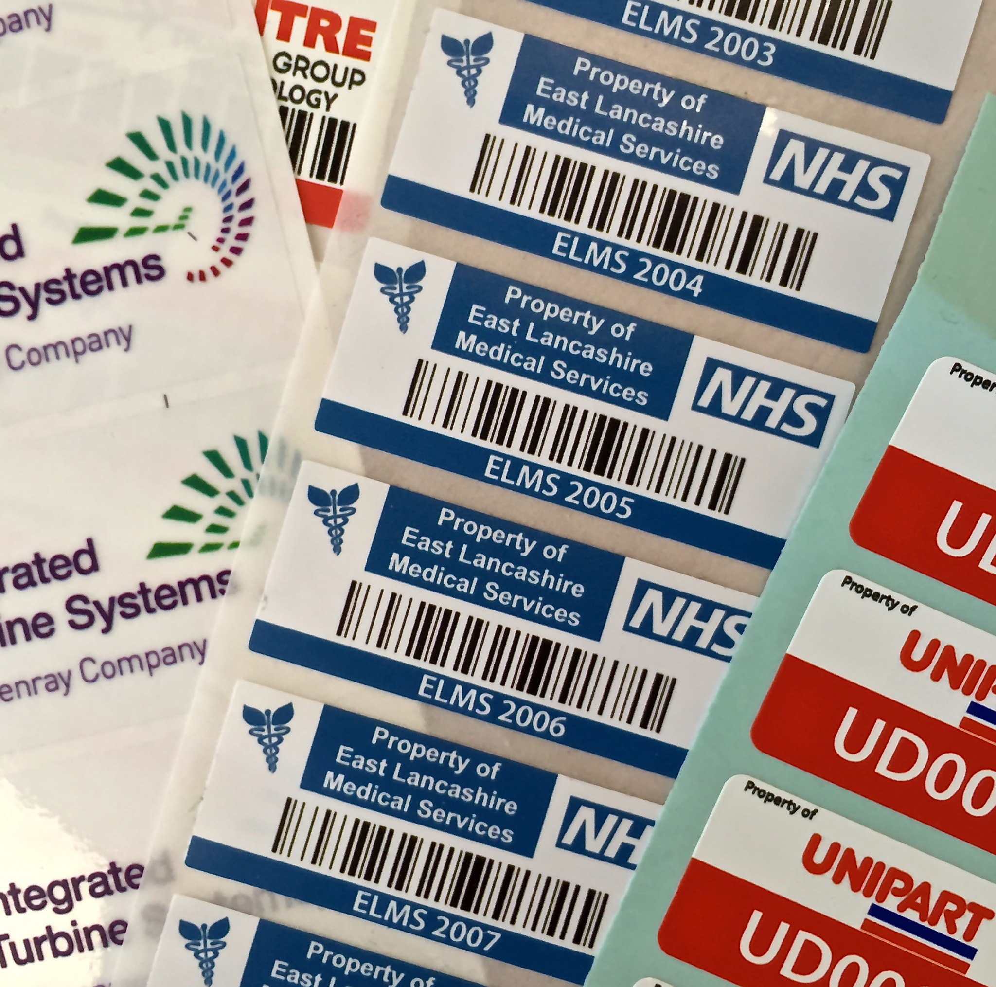 Asset and Trauma Team Labels for Hospitals | Custom Labels