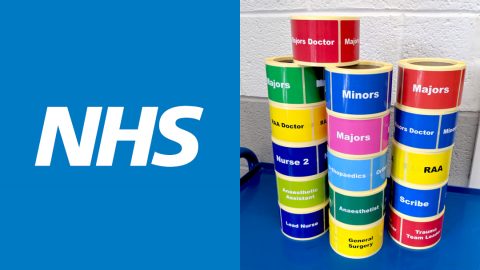 Hampshire Hospitals NHS Foundation Trust Trauma Identification Labels