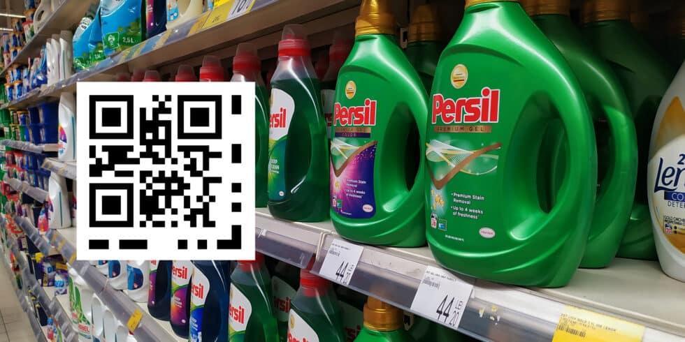 Persil develops AQR code for the blind & partially sighted